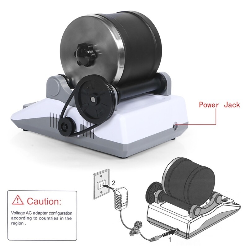 DIY Electric Rock Tumbler Toy Gem Jewelry Rock Polishing Buffer Machine ...