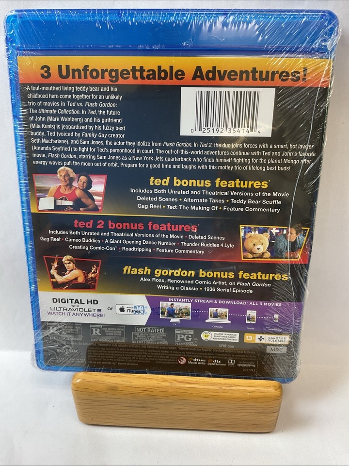 Ted Vs. Flash Gordon: the Ultimate Collection (Blu-ray) Ted, Ted 2 ...