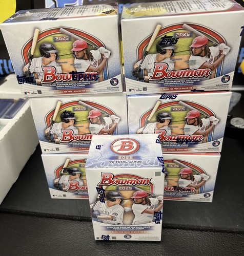 2025 BOWMAN BASEBALL Factory Sealed Blaster Box 72 Cards, Find Rare ...
