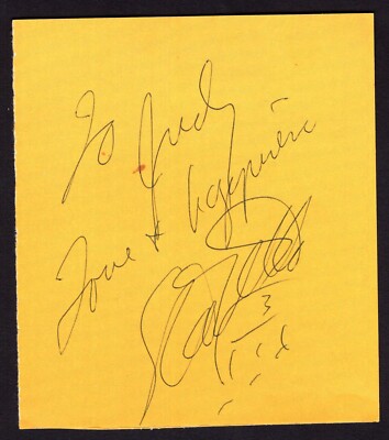 Stan Worth Musician Composer Hand Signed Autograph 4x4.5 Cut | eBay