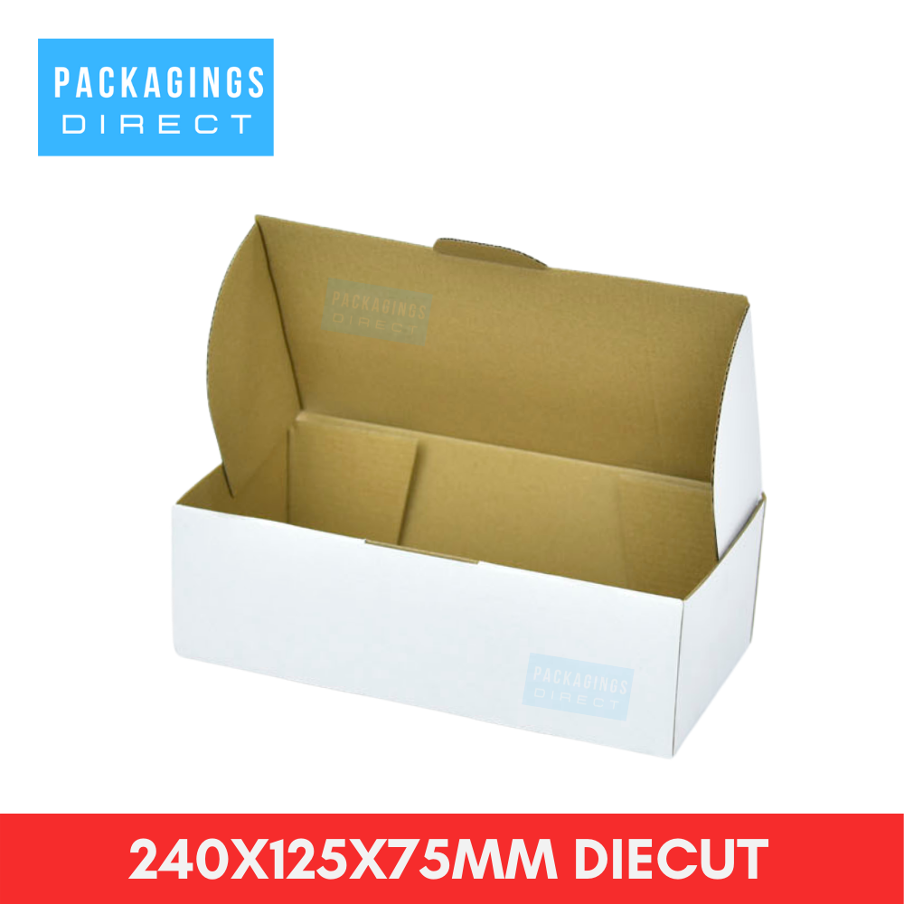 20x Mailing Box 240 x 125 x 75mm Carton fit AusPOST 500g / Small ...