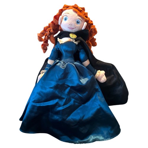 Disney Store Brave Merida Princess Plush Doll 20” w/ Cape Stuffed Toy ...