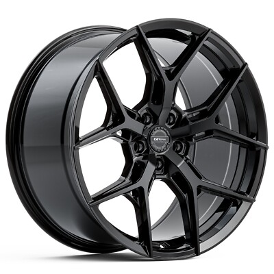 GT FORM TORQUE GLOSS BLACK WHEELS 19X8.5 5X114.3 +35 PERFORMANCE RIMS CAR SUV | eBay