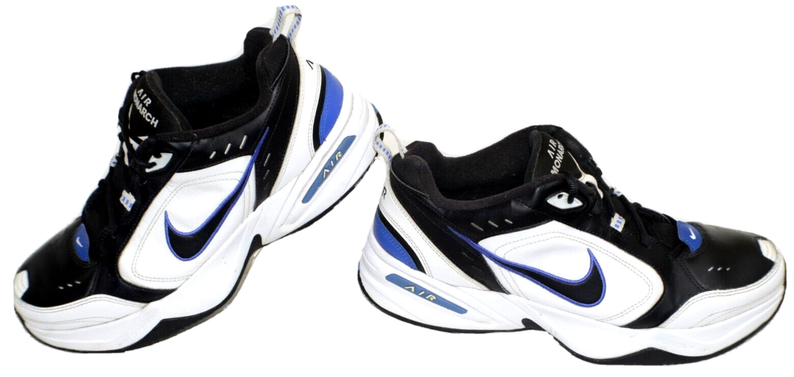 Nike Mens size 13 D AIR MONARCH Black/White Running S… - Gem