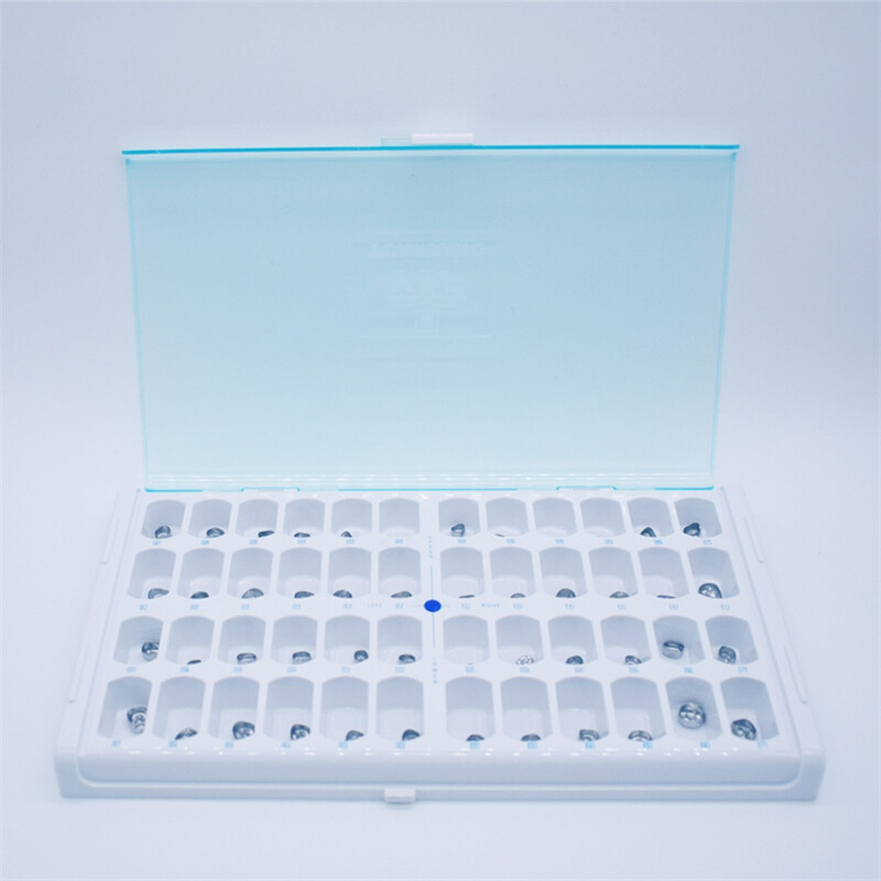 48Pc/96Pc Dental Crown Kids Primary Molar Teeth stainless steel Adult ...