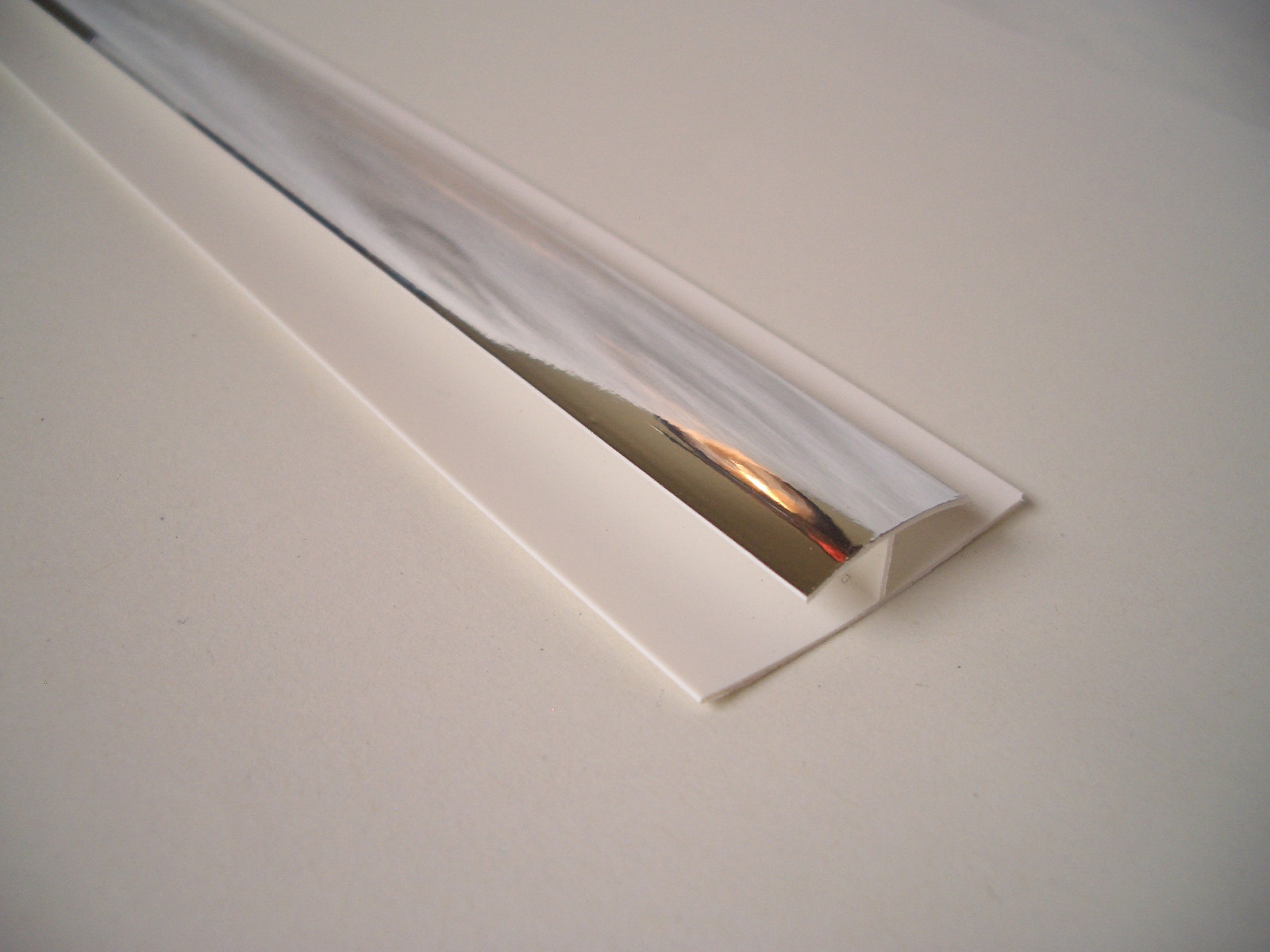 Chrome Cladding Trims 5mm PVC Wall Panel Silver Trims For Shower Panels ...