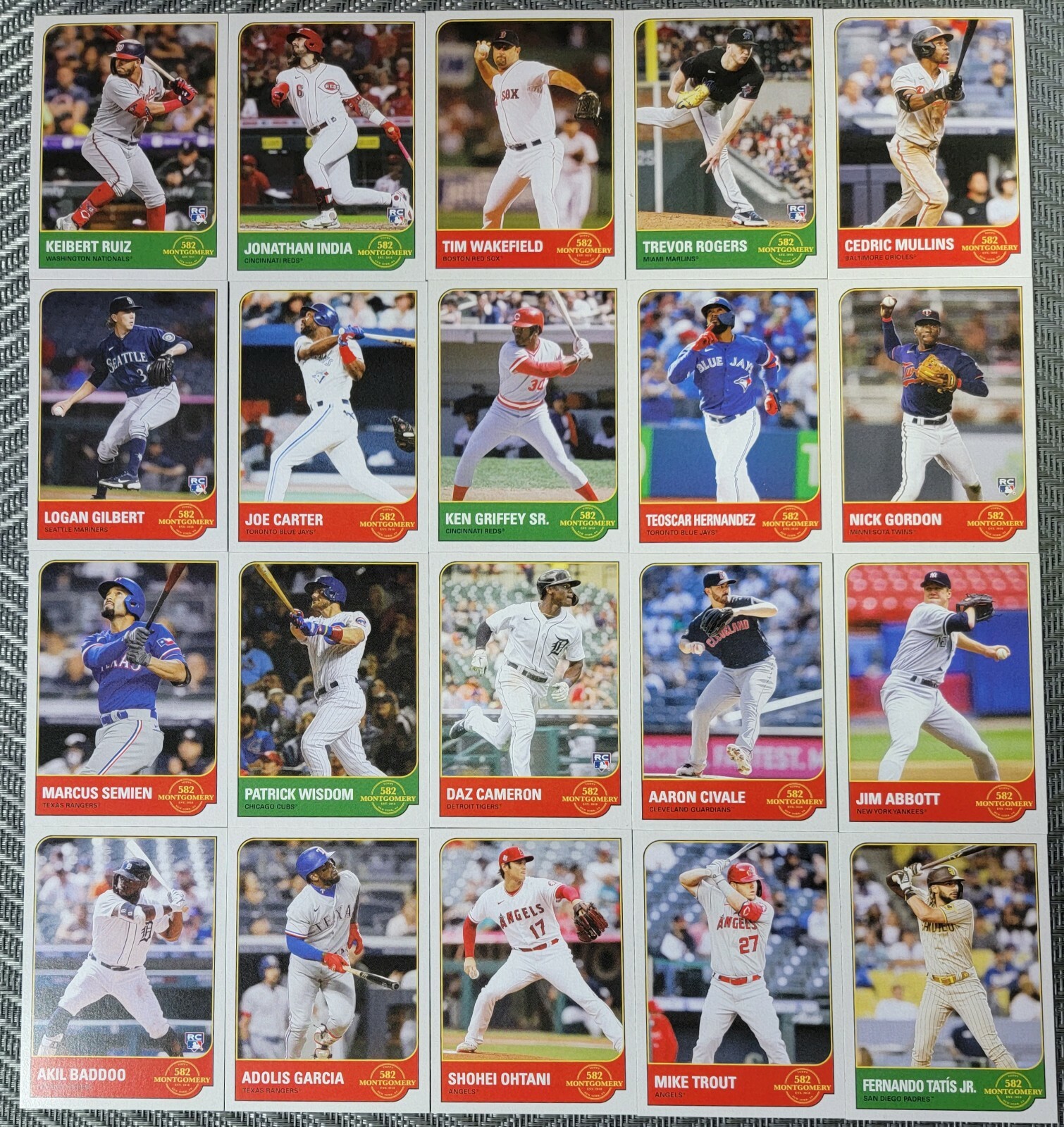 2022 Topps 582 Montgomery Club Set 1 Lost Topps Design *YOU PICK* | eBay