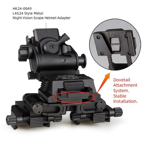 Metal L4G24 Mount & PVS28 Dual J Arm for AN/PVS-14 Dual NVG Binoculars ...