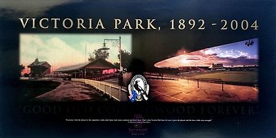 'Good Old Collingwood Forever' Victoria Park 1829-2004 AFL Print Only ...