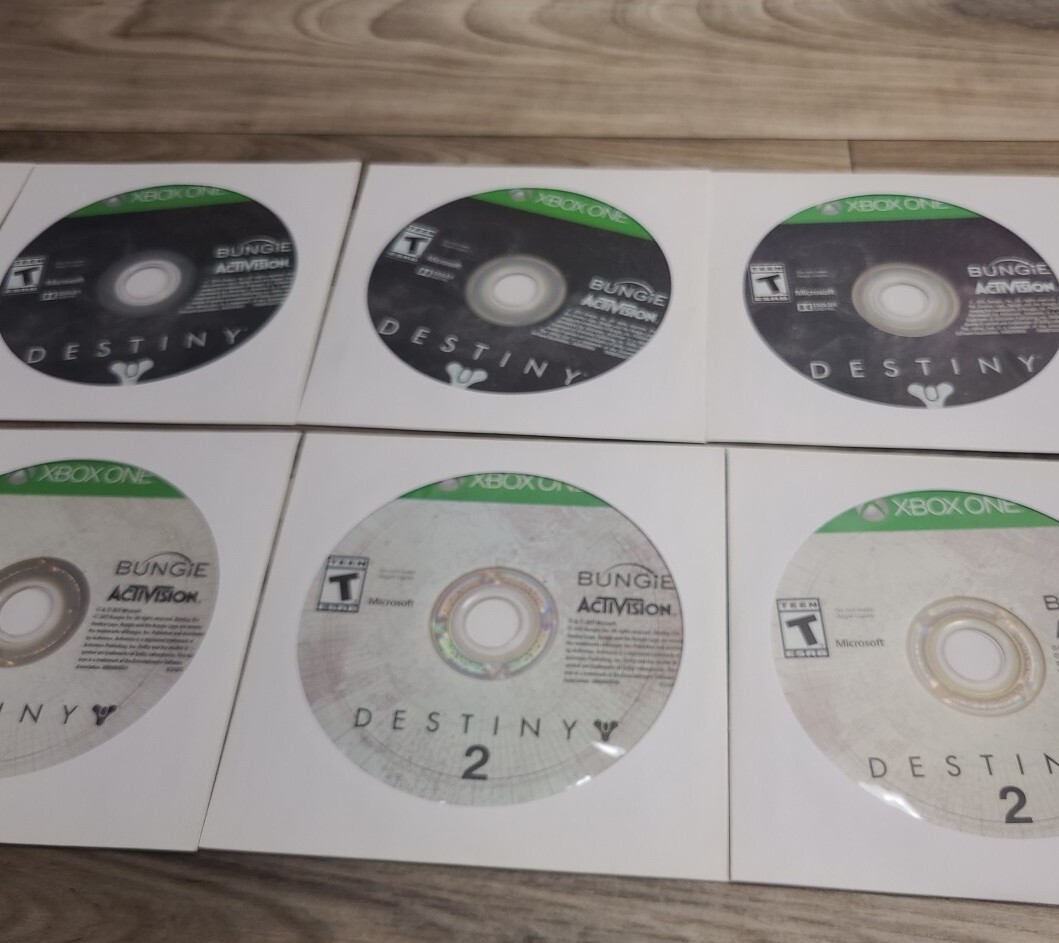 Lot Of 10 Destiny & Destiny 2(Microsoft Xbox One, 2014,17) Disc Only ...
