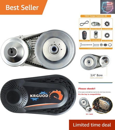 Complete CVT Clutch Kit for Predator 212cc - Easy Install & Reliable ...