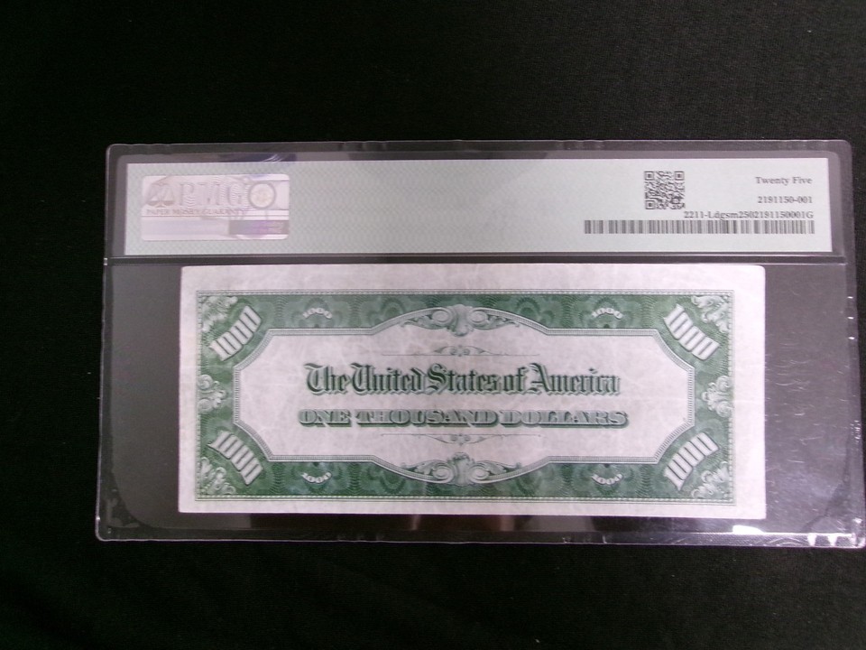$1000 1934 Federal Reserve Note -San Francisco - L District - PMG 25 | eBay