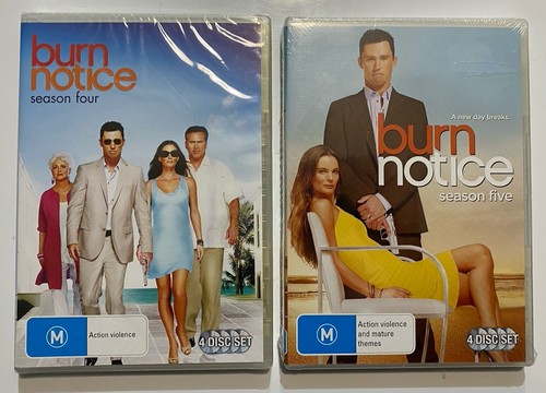Burn Notice DVD Season 4 PAL Season 5 NTSC TV Show Series Region 4 ...