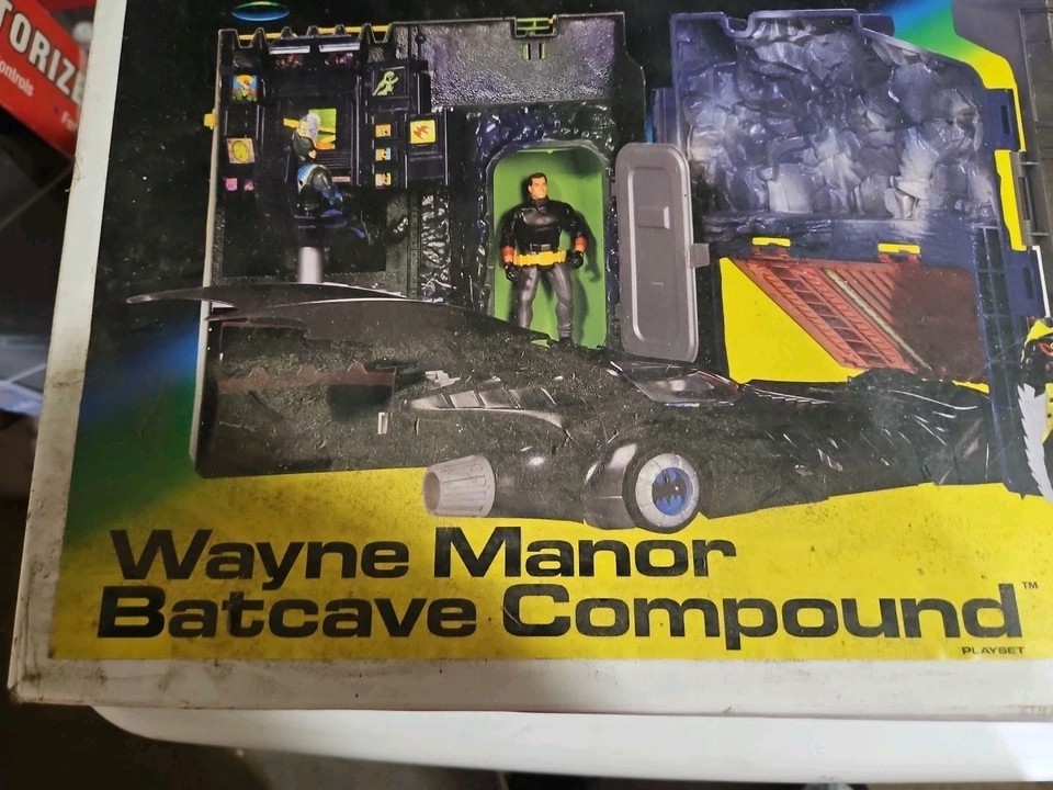 Vintage Batman Returns Batcave Command Center Playset 1991 Kenner New ...