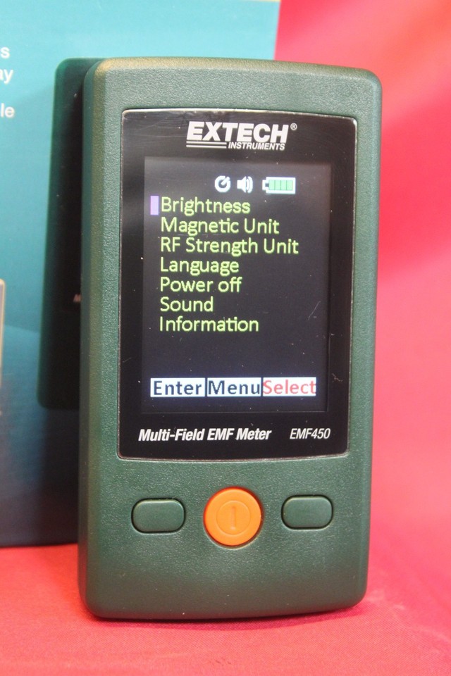 Extech EMF450 Multi-Field EMF Meter Magnetic, Electric, and Radio RF ...