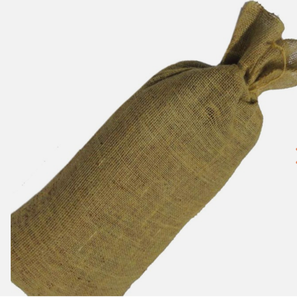 x10 Hessian Sand Bag Sacks 33cm x 76cm Ideal For Flood Defence Water ...