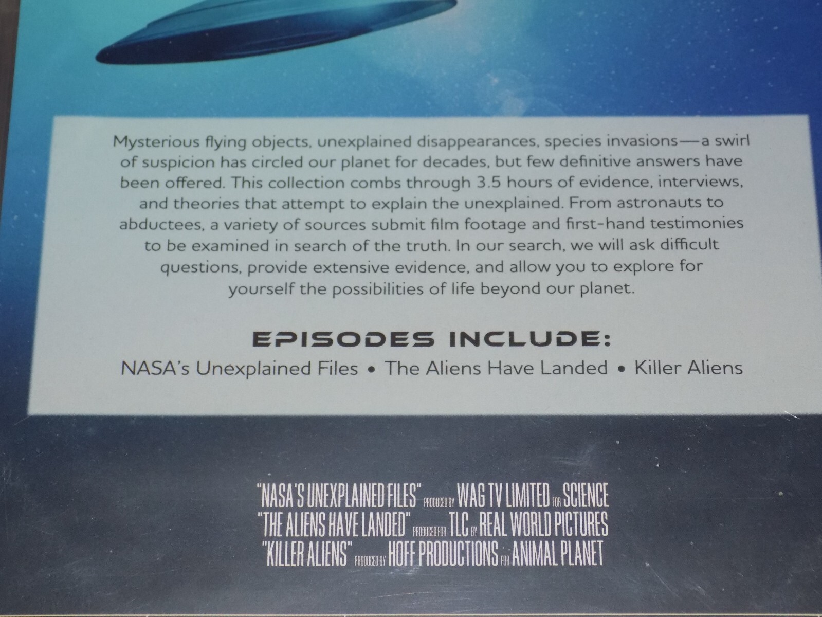 NASA: Unexplained Files (DVD, 2014) for sale online | eBay