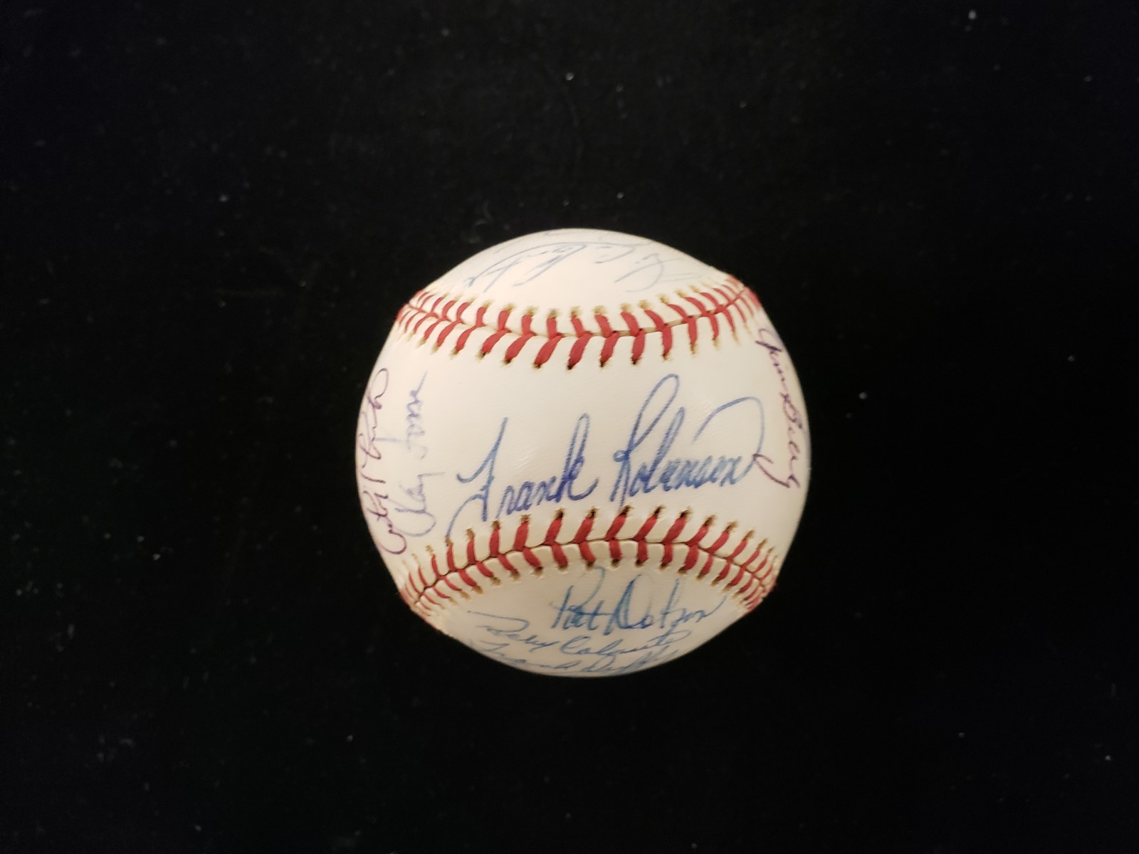 1977 Cleveland Indians Autographed Baseball - 25 Signatures - JSA LOA ...