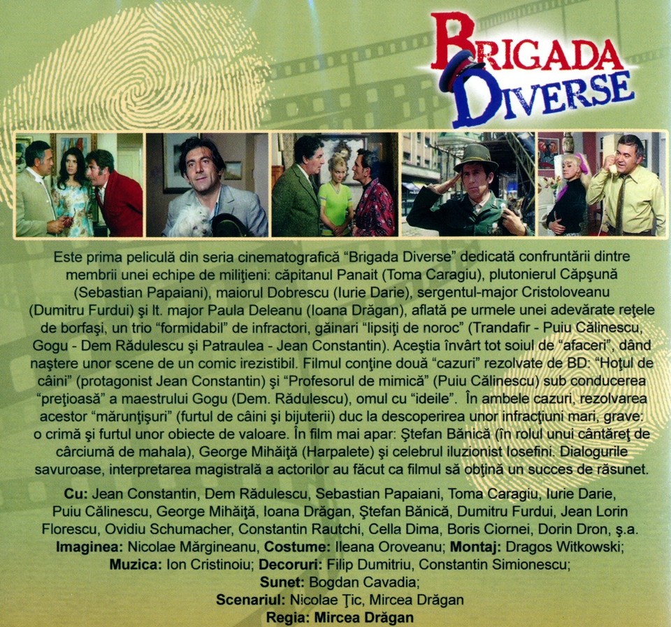 Romania Film DVD Movie BRIGADA DIVERSE - Intra in Actiune - Comedy | eBay
