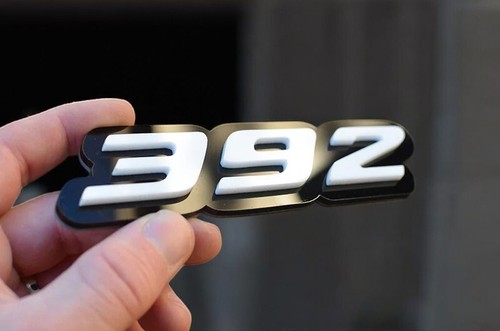 2x Black White 392 Emblems 392 Side Fender Badge 3D for 392 Emblem | eBay