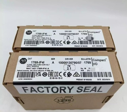 New Allen-Bradley AB 1769-IF4I SER A Compact I/O Analog Input Module ...