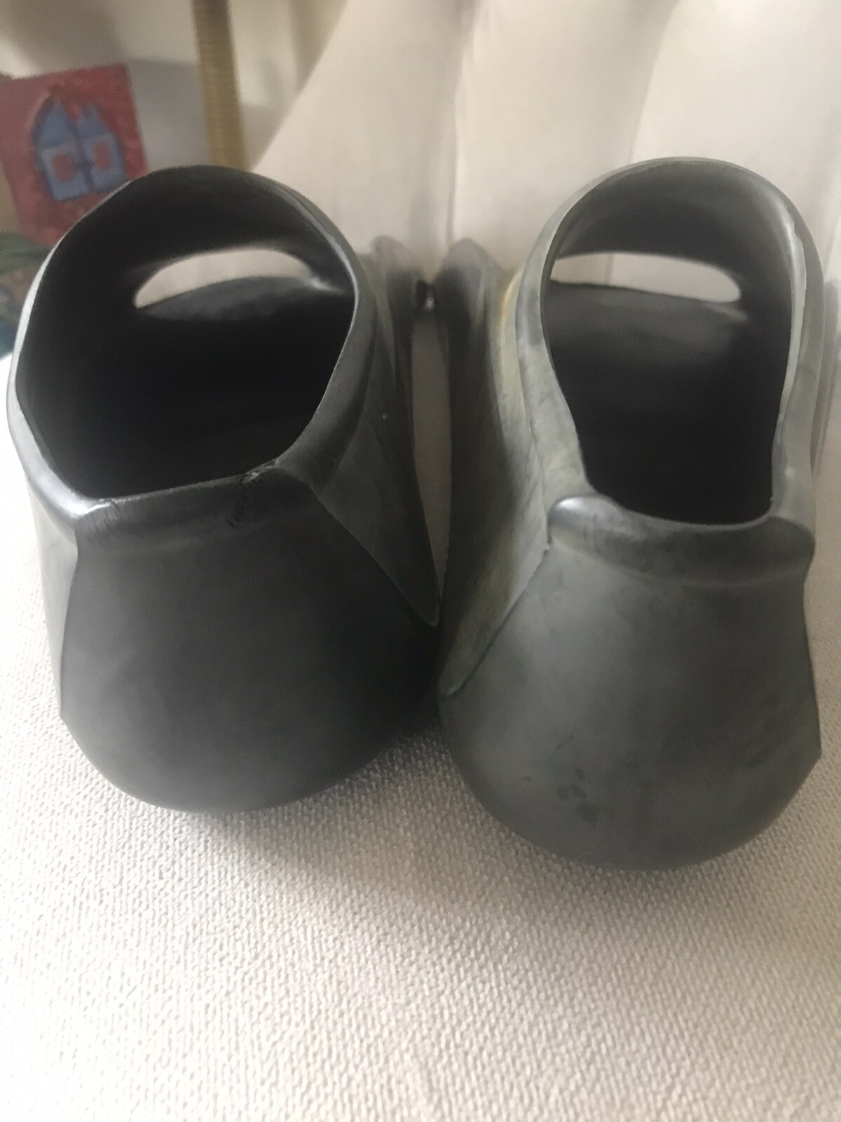 Vintage Voit Duck Feet Swim Diver AMF Scuba Dive Black Fins Size Large ...