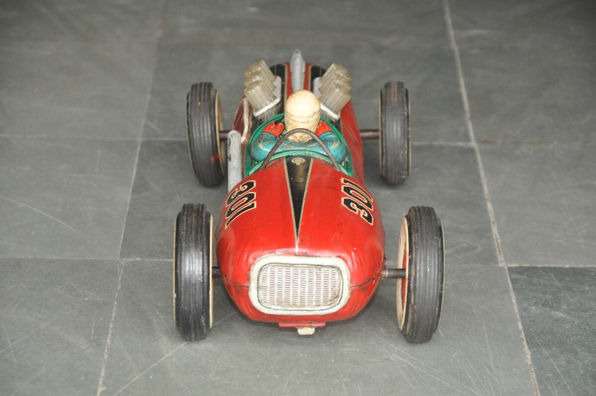 Vintage Big Battery MT Trademark Champion Racer No.301 Car Vintage Big Battery MT Trademark Champion Racer No.301 Car