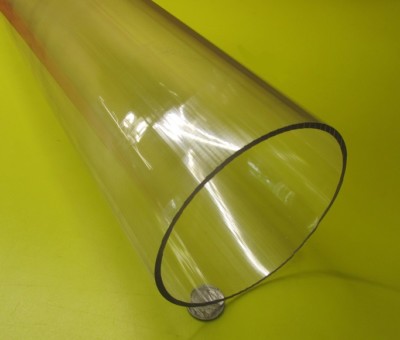 Kmac Polycarbonate Lexan Clear Tube / Tubing 4.50" x 4.25" (4 1/2"x4 1/ ...