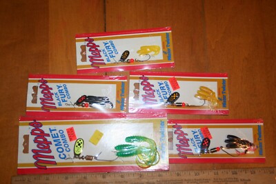 5 New Mepps Weedless Combo Killer Spinners, Black Fury & Comet Combo | eBay