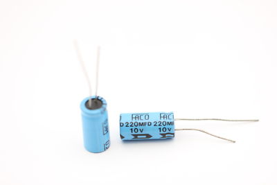 ELECTROLYTIC CAPACITOR FACO 220uF 10v 5PC. CA11U467CA27U80+F230715 | eBay