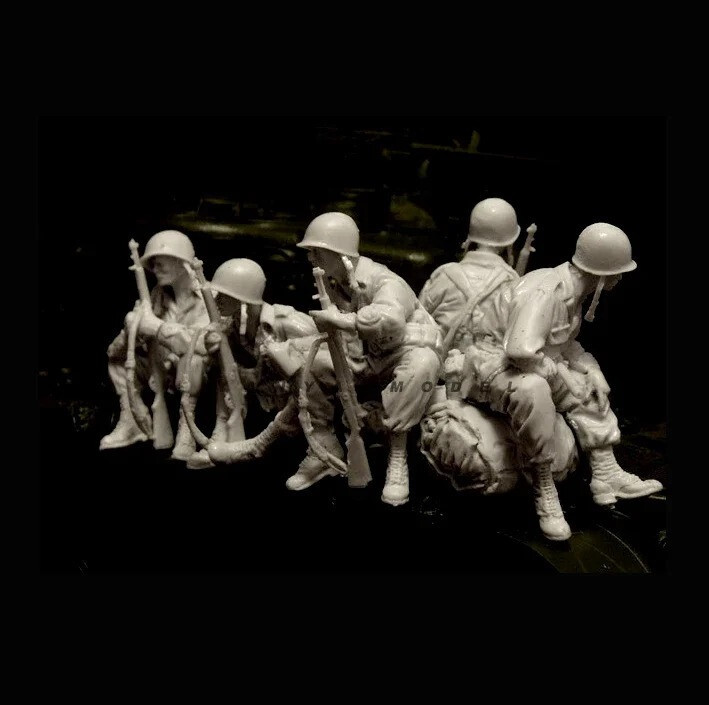 1/35 Scale Resin Figures Model Kit 15 Tank Soldiers Unpainted ...