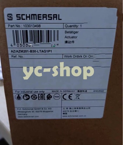 new Schmersal AZ/AZM201-B30-LTAG1P1 Safety Switch Fast Shipping via ...