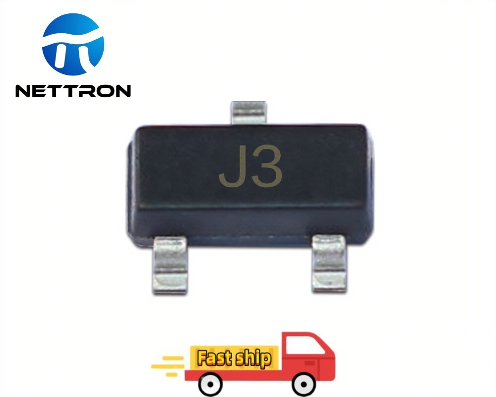 100pcs S9013 J3 0.5A/25V NPN SOT-23 SMD Transistor | eBay