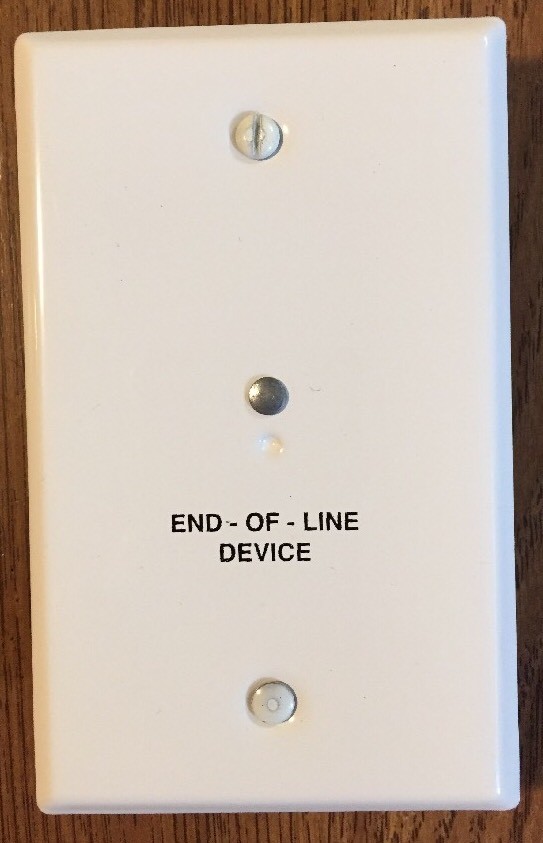 NOTIFIER FIRE-LITE EOL-CW END OF LINE RESISTOR 24VDC WHITE FIRE ALARM ...