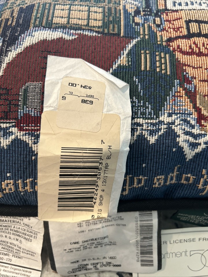 Department 56 Goodwin Weavers Dickens Snow Village Shops Tapestry ...