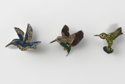 3 Hummingbird Lapel Pins Brooch | eBay