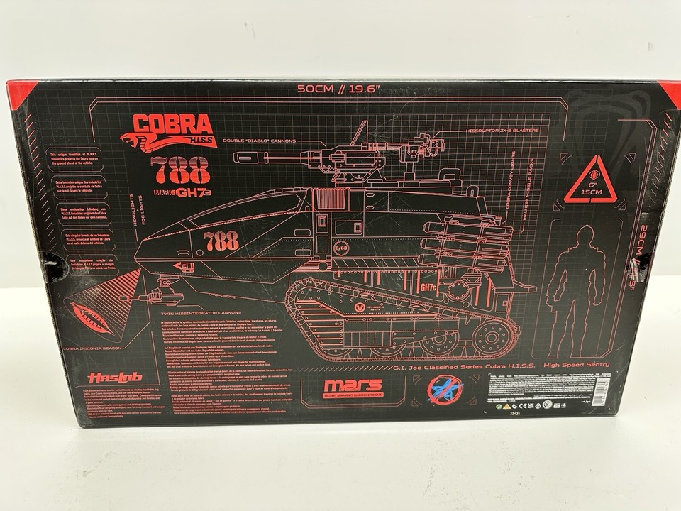 GI Joe Classified Haslab Cobra HISS Tank + 788 Fire Team, Techno Viper ...