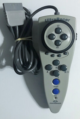Playstation 1 PS1 Ultra Racer Steering Performance Controller InterAct ...