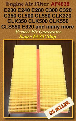 C230 CLK550 E320 E550.../ Ram 2500 & 3500 Pickups V10 Engine Air Filter ...
