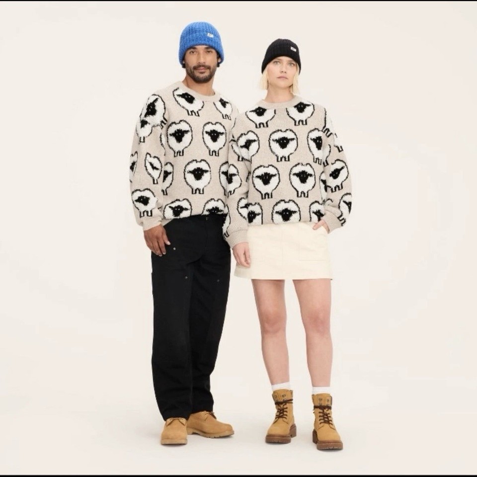 Woolrich x Target Adult Sheep Print Pullover Sweater Sz Large | eBay