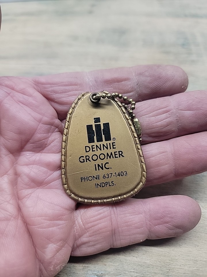 International Harvester IH / DENNIE GROOMER INC. Indpls.,Ind Keyring ...