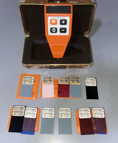 Elcometer 345 Digital Coating Thickness Gauge Handheld With 15 Foils | eBay
