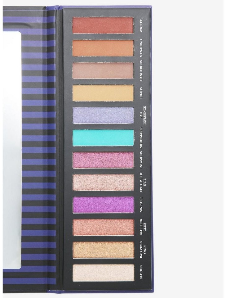 Hot Topic Disney Villains chibi 12 Shade Eyeshadow Palette Makeup with ...