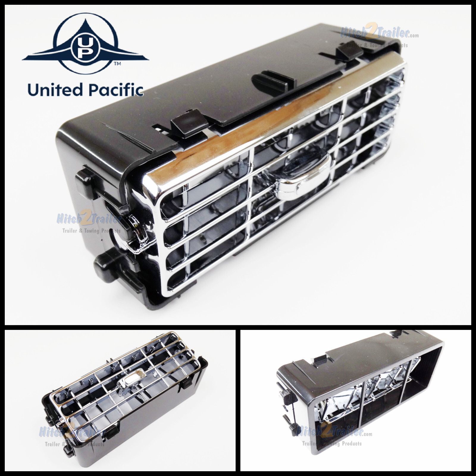 A/C heater vent black plastic housing for W900 T800 T660 C500 Kenworth ...