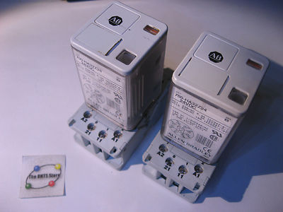 ALLEN-BRADLEY 700-HA32Z24 RELAY SERIES B DPDT With Socket Base USED QTY ...