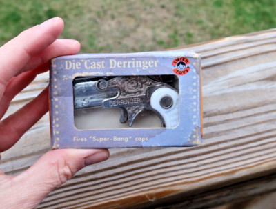 RARE Vintage Diecast Toy Derringer Toy Cap Gun & Original Box #480 ...