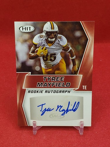 2019 Sage Hit Football Premier Draft Autograph RC Tyree Mayfield | eBay
