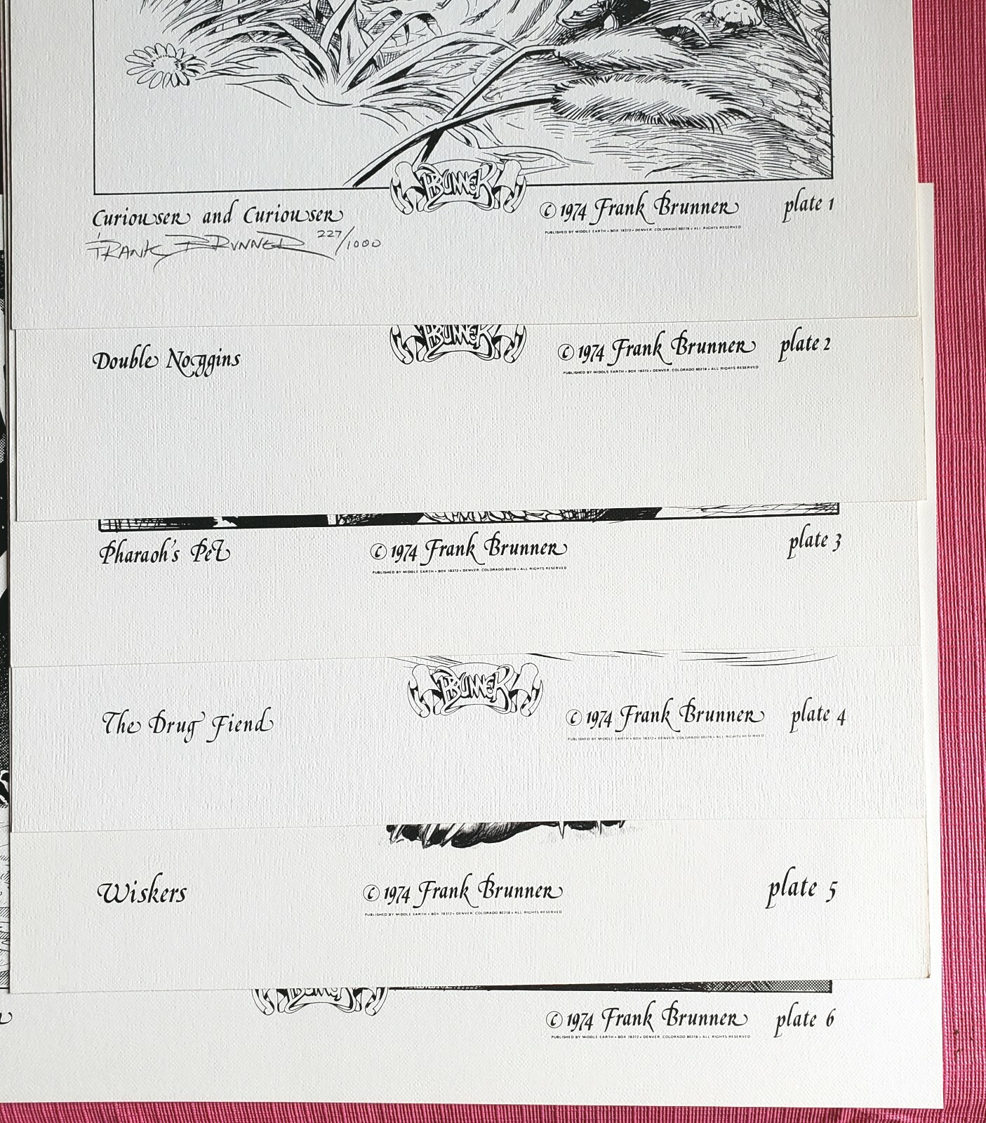 FRANK BRUNNER PORTFOLIO "FLESH AND FANTASY"1974 - LIMITED / SIGNED ...