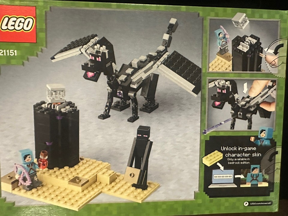 LEGO Minecraft: The End Battle 21151 Retired 2021 Set Kit Brand New ...
