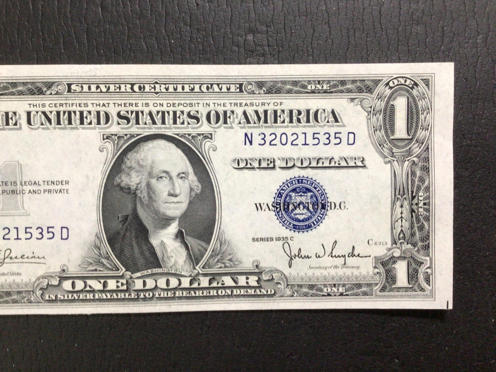 1935C $1 Blue SILVER Certificate Choice Uncirculated 1 of 3 ...